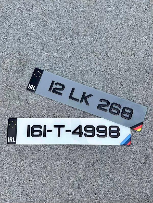 Pair – 3D Gel Number Plates | PerfectPlatez - Ireland’s Best Value 3D ...